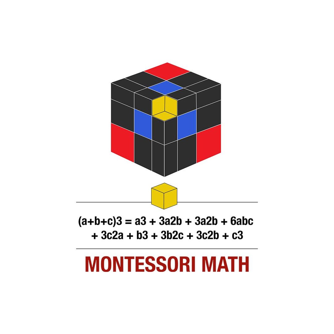Montessori Math Trinomial Cube With Formula. Great Gift for Montessori ...