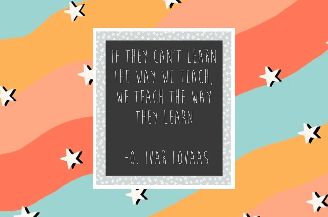 ABA Therapy Lovaas Quote Sticker BCBA RBT - Etsy