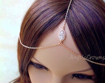 Head Jewelry Chain - Etsy
