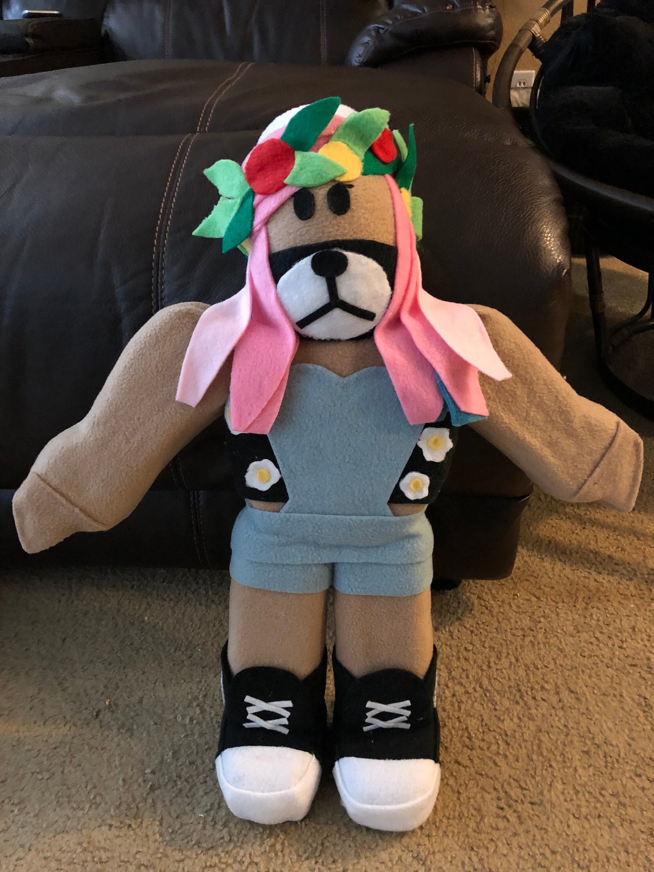 Roblox inspired plushies custom make your own Robloxian | Etsy