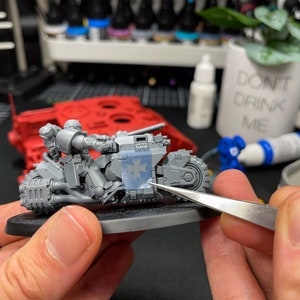 Unofficial Alpha Omega Soldier Airbrush Stencil for Tabletop Wargaming ...