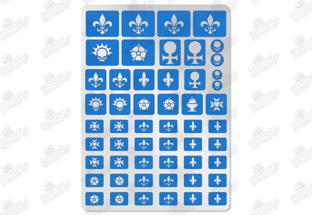 War Women Vehicle Stencils Tabletop Wargaming Gaming Stencil for ...