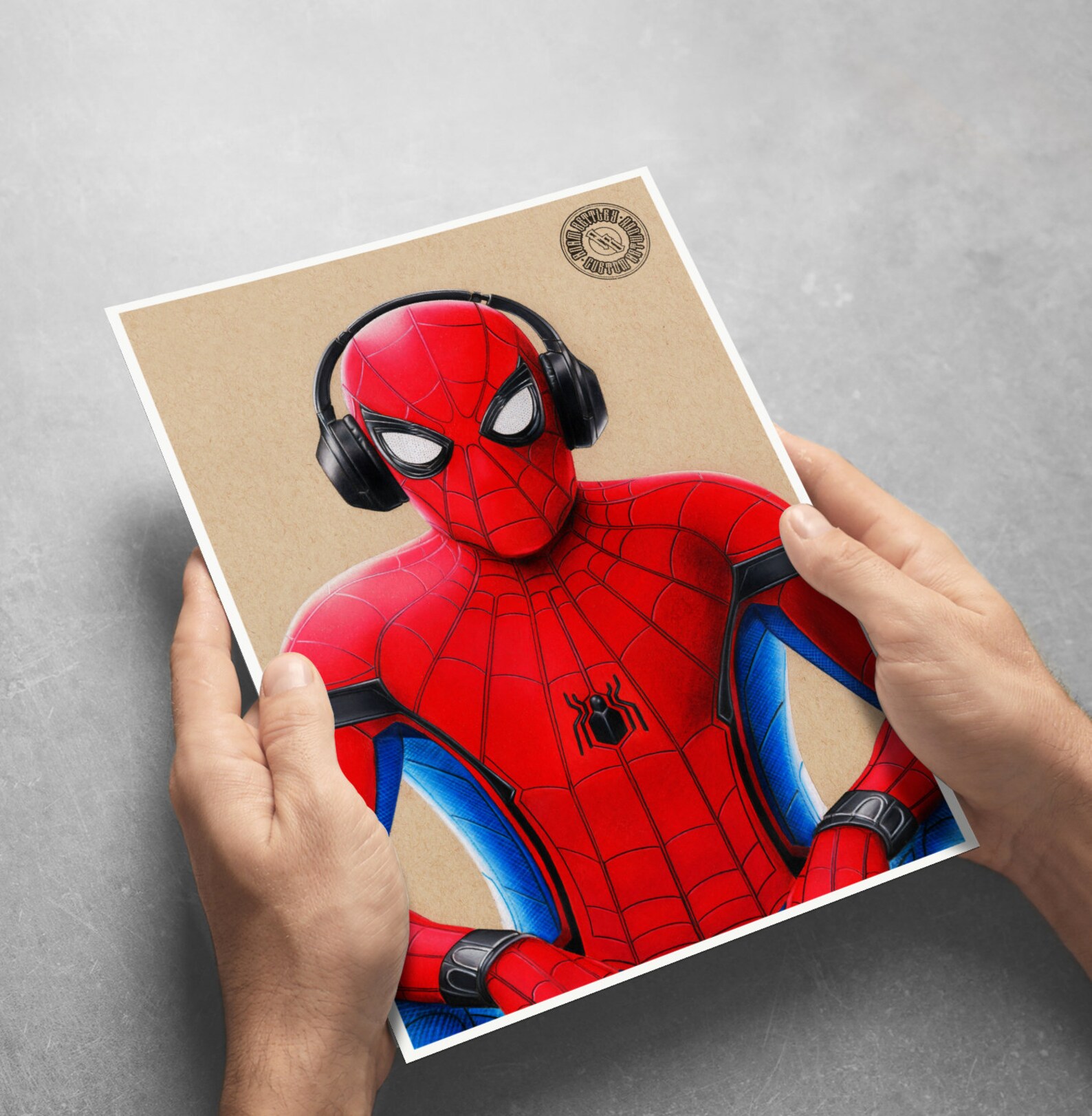 Spider-man Homecoming Fine Art Print Hand Drawing | Etsy