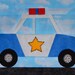 Police Car PDF Quilt Block Pattern - Etsy