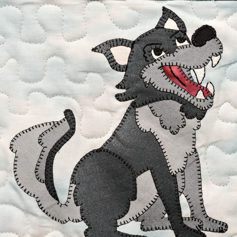 Wolf Applique - Etsy