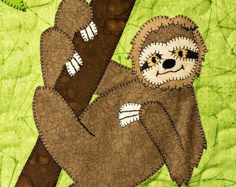 Flower and Bee PDF Applique Quilt Block Pattern - Etsy