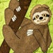 Sloth PDF Applique Quilt Block Pattern - Etsy