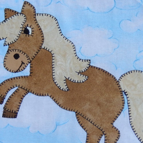 Mustang Horse PDF Quilt Block Pattern - Etsy