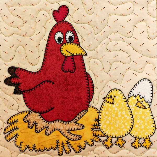 Chicken Quilt Pattern - Etsy