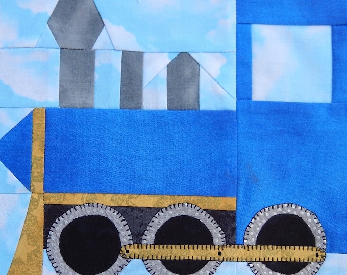 Choo Choo Train, Locomotive, Foundation Paper Piecing Pattern (FPP ...