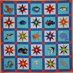 Sea Stars or Starfish PDF Quilt Block Pattern - Etsy