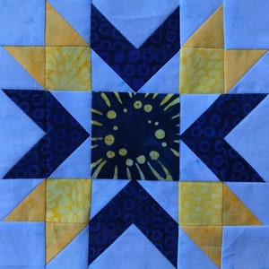 Blueberry Pie PDF Pieced Quilt Block Pattern - Etsy