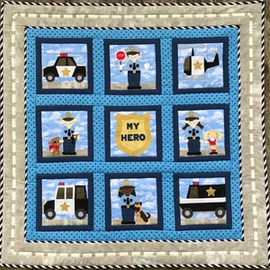 Police Car PDF Quilt Block Pattern - Etsy