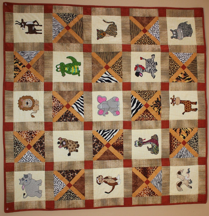 Giraffe PDF Applique Quilt Block Pattern - Etsy Canada