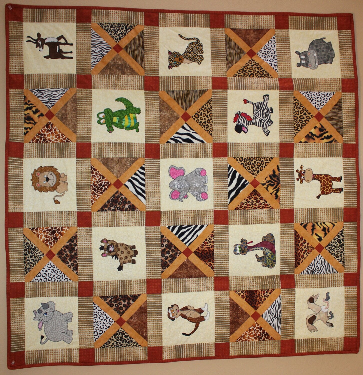 Giraffe PDF Applique Quilt Block Pattern - Etsy Canada