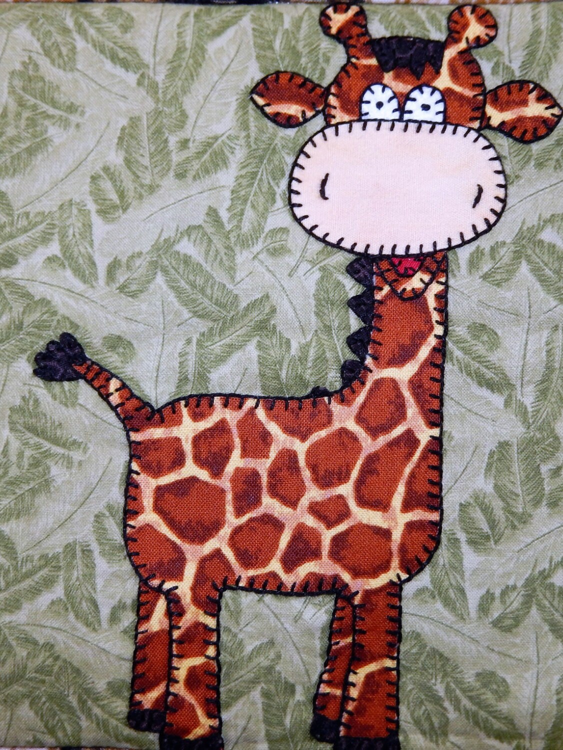 Giraffe PDF Applique Quilt Block Pattern - Etsy Canada