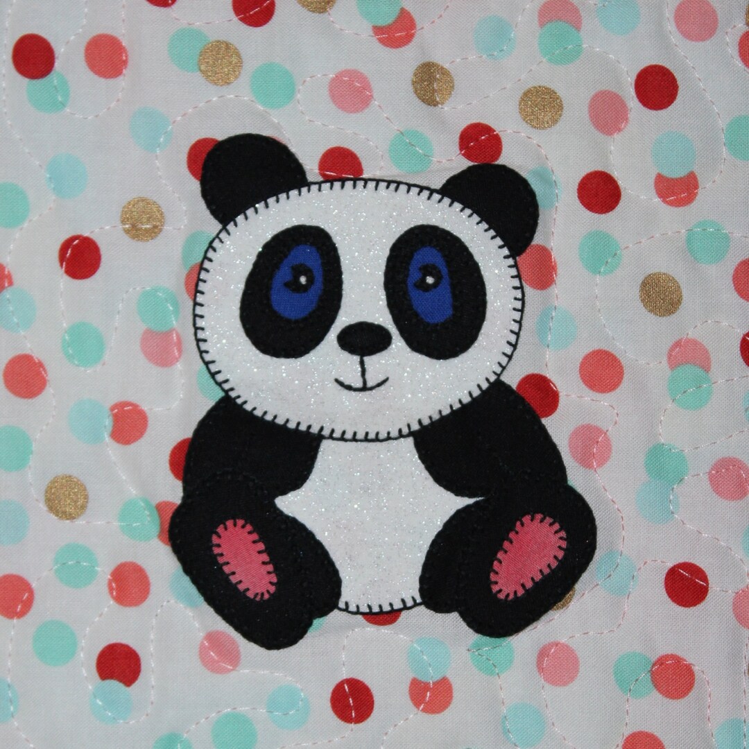 Giant Panda PDF Applique Quilt Block Pattern - Etsy
