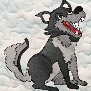 Wolf PDF Applique Quilt Block Pattern - Etsy