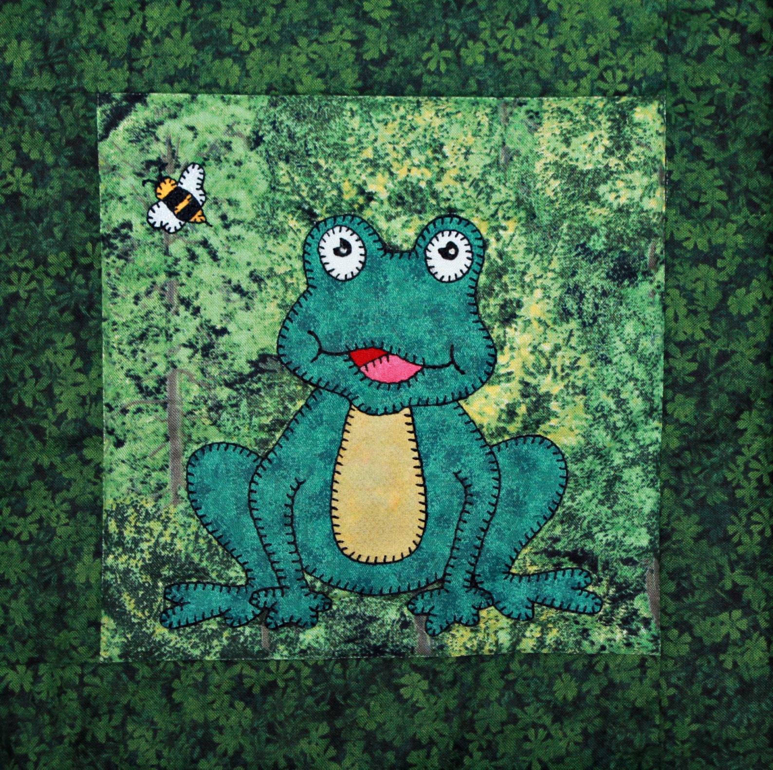 Frog or Toad PDF Applique Quilt Block Pattern - Etsy