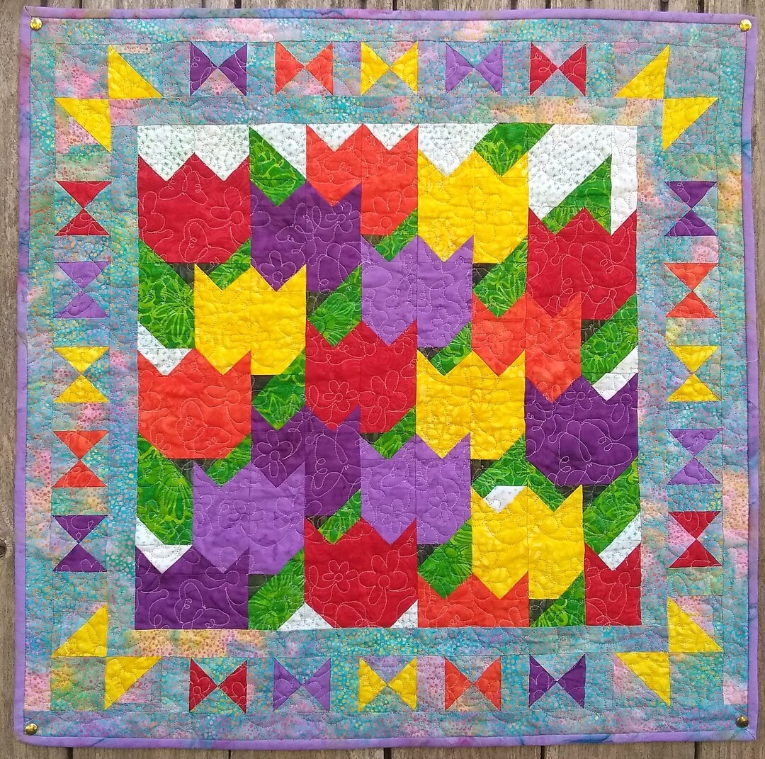 Tulip Patch PDF Quilt Pattern - Etsy