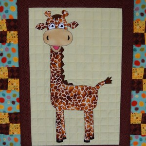 Giraffe Applique Baby Quilt PDF Pattern - Etsy