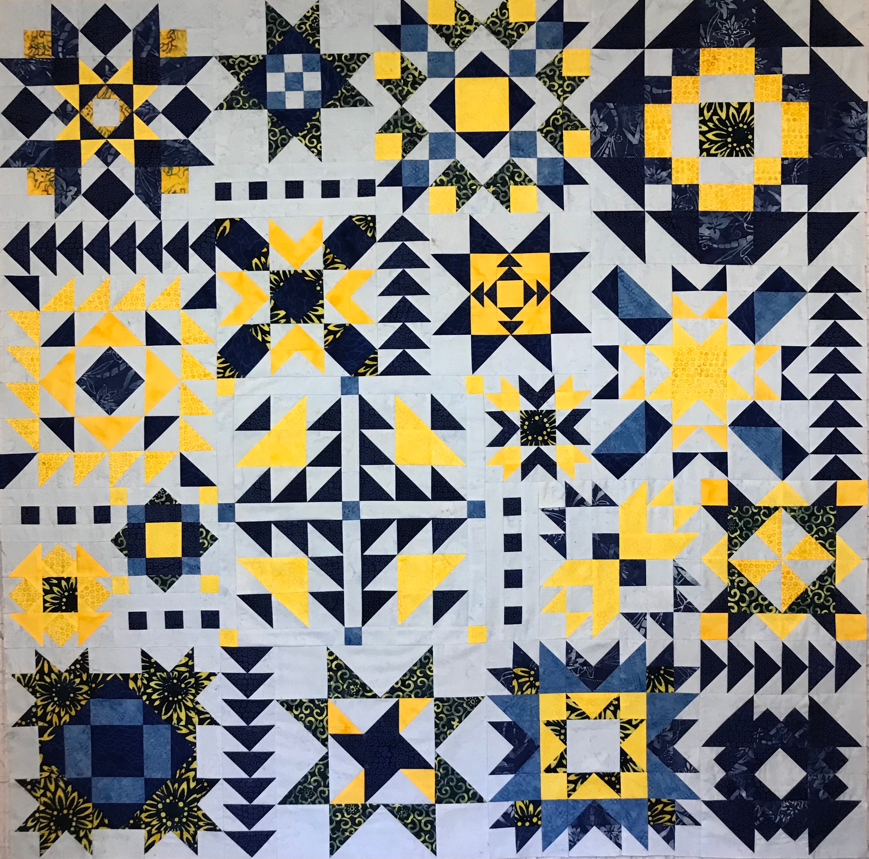 Blue Ridge Mountain Star PDF Pieced Quilt Block Pattern - Etsy