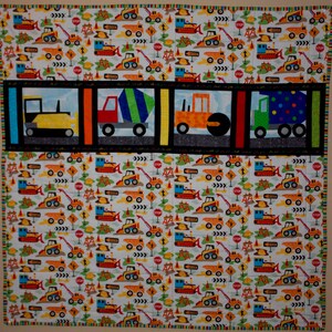 Bulldozer or Earthmover PDF Quilt Block Pattern - Etsy