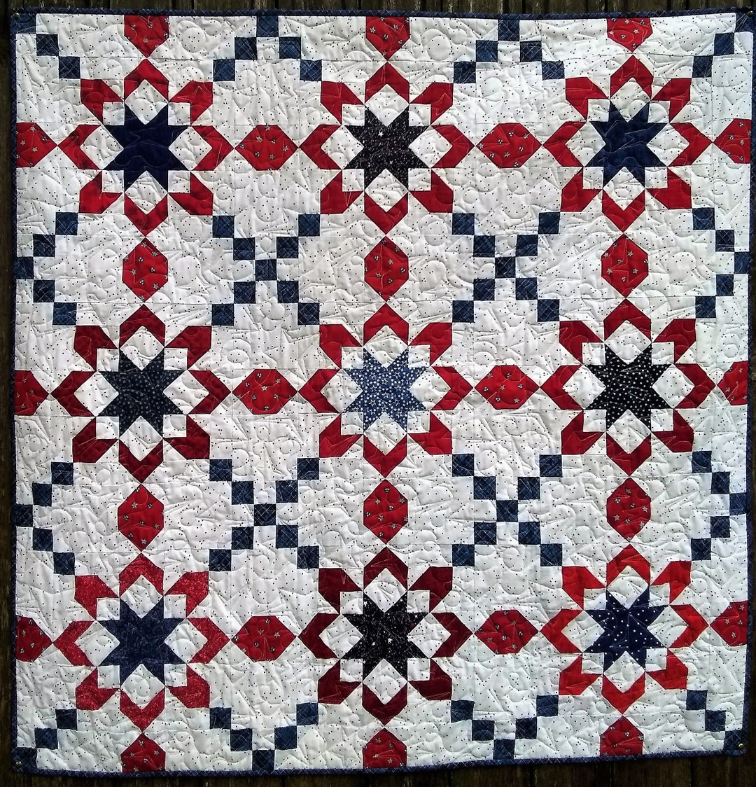 Fireworks Traditional Pieced PDF Quilt Pattern "celebrations" - Etsy