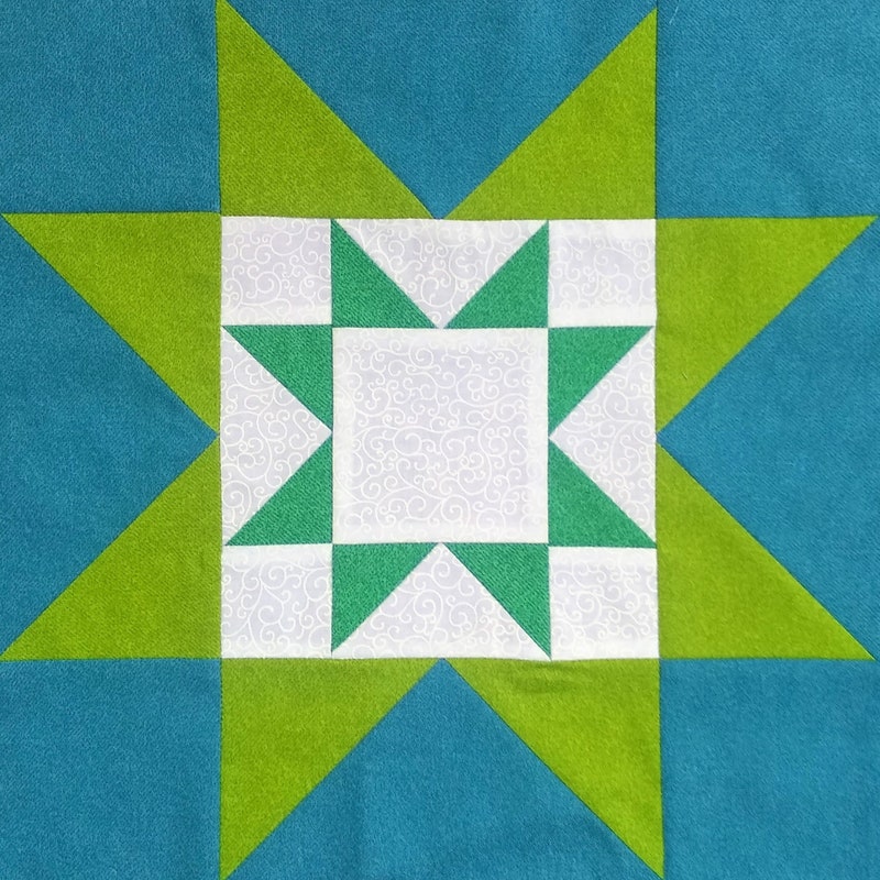 Double Star Quilt Block Pattern - Etsy
