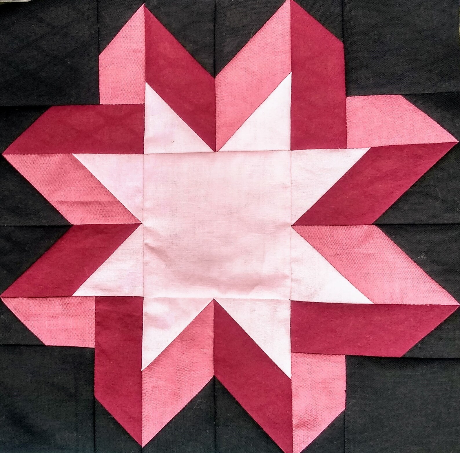 Ribbon Star PDF Pieced Quilt Block Pattern - Etsy