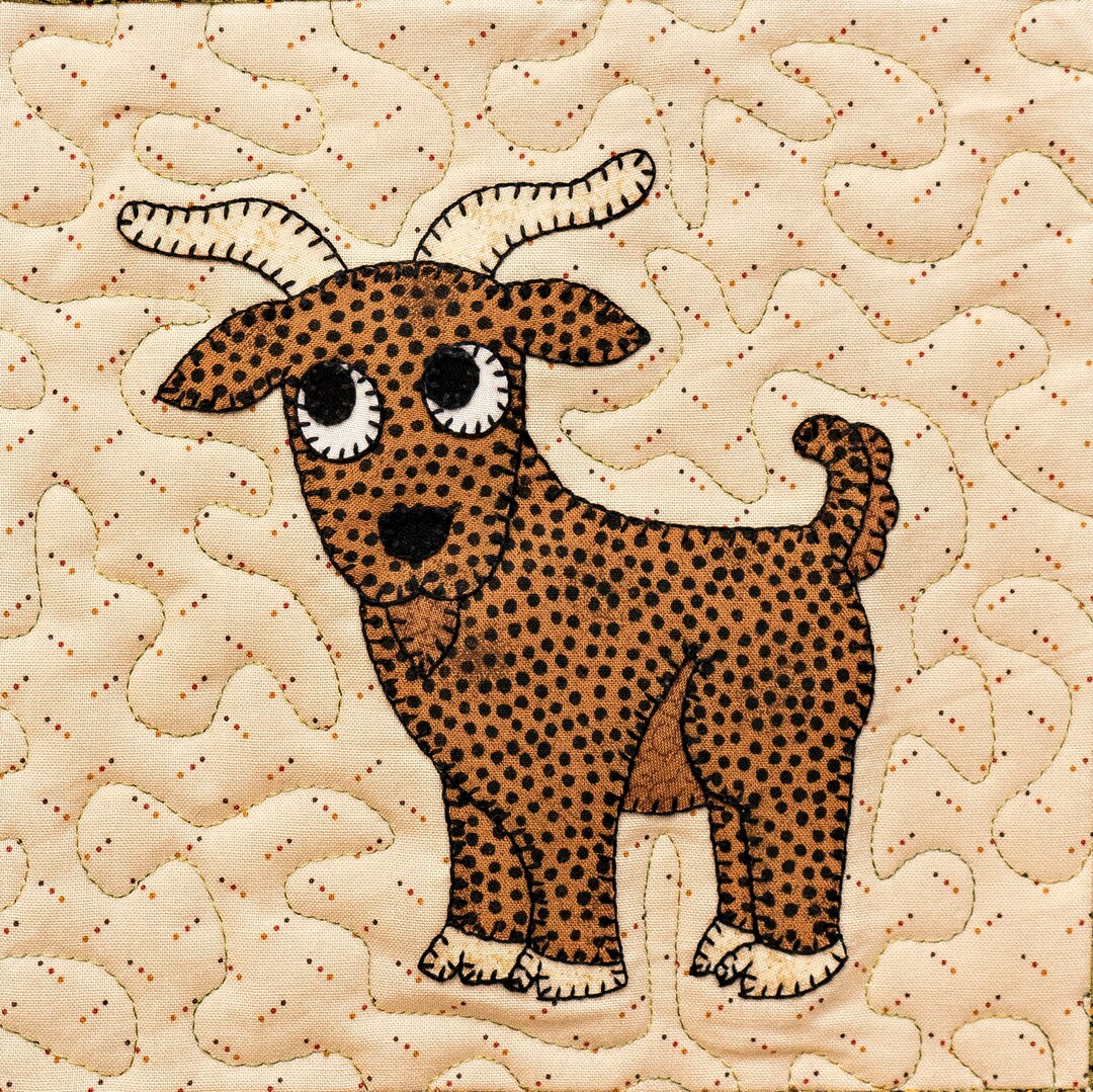 Goat PDF Applique Quilt Block Pattern - Etsy