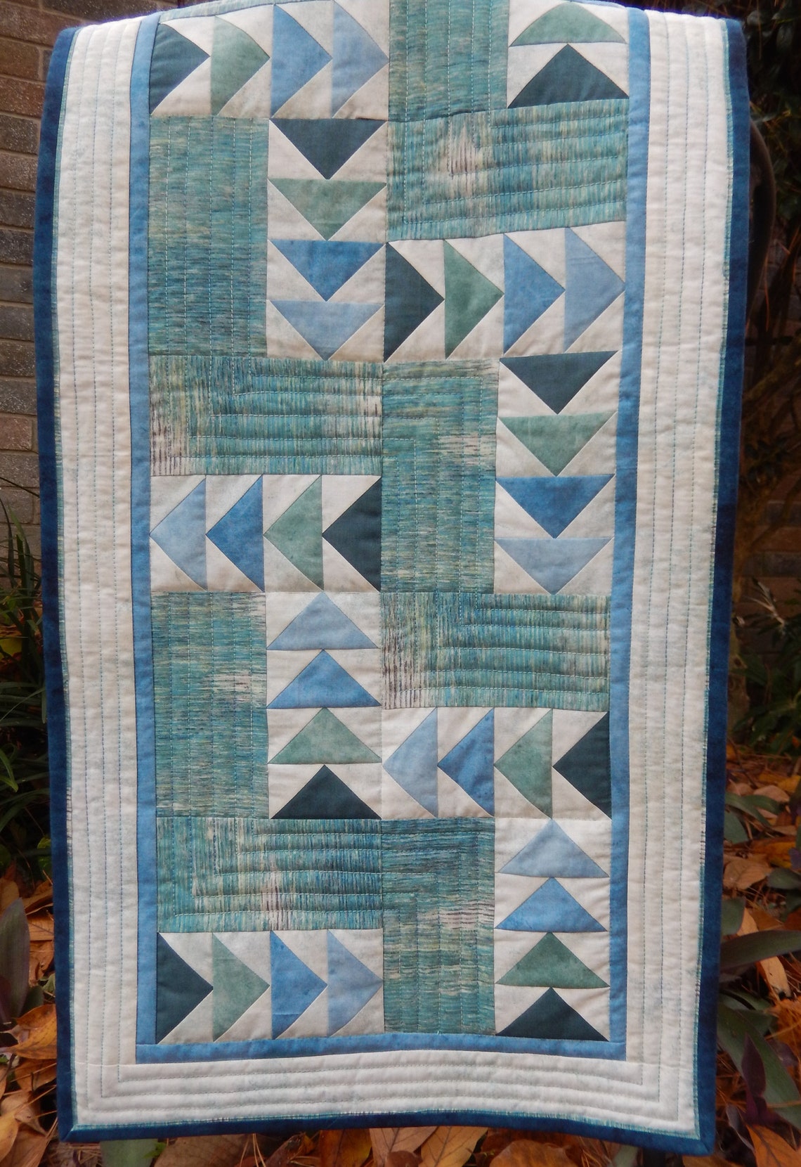 Flying Geese PDF Table Runner Pattern Goose Trails | Etsy