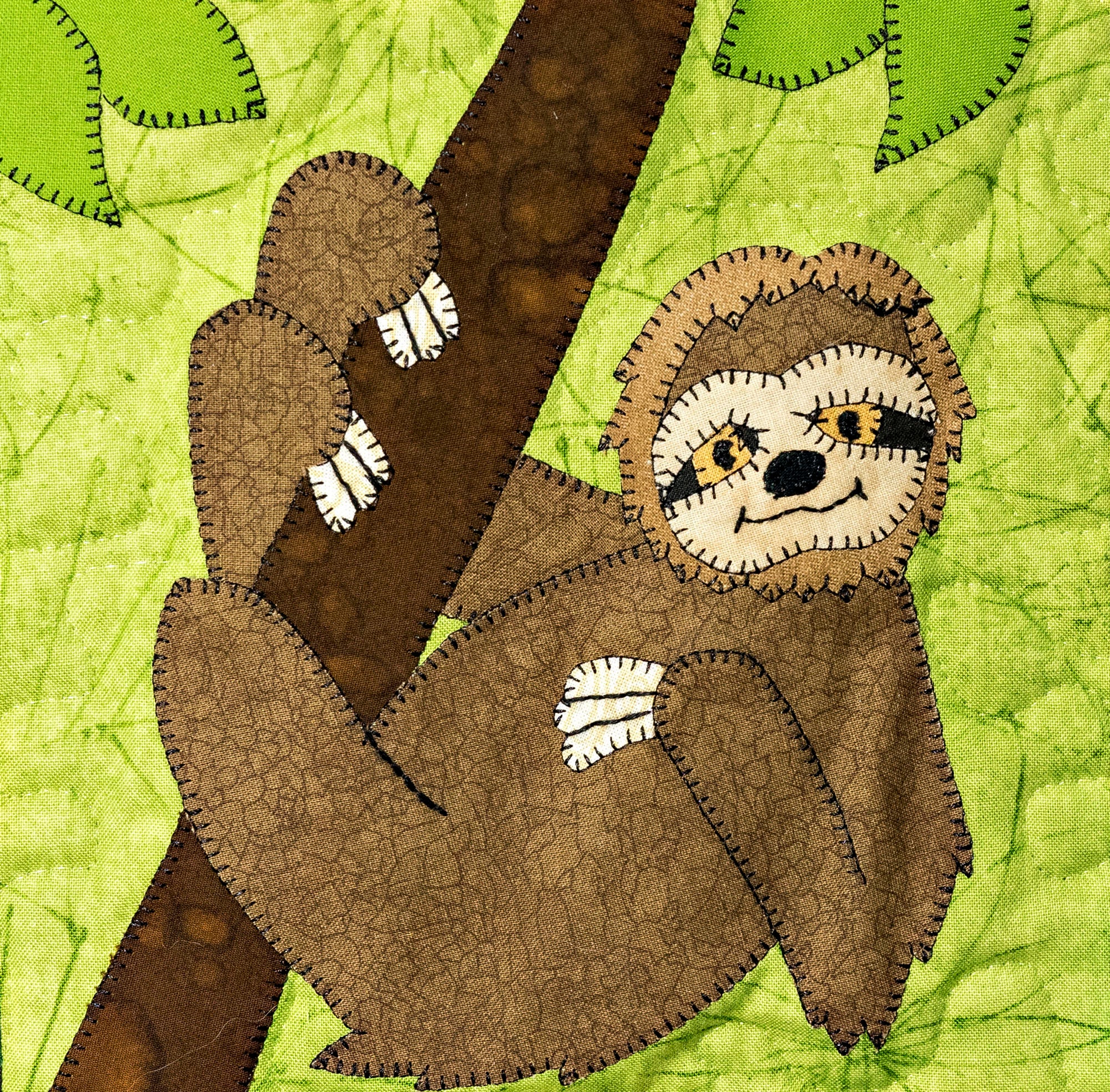 Sloth PDF Applique Quilt Block Pattern - Etsy