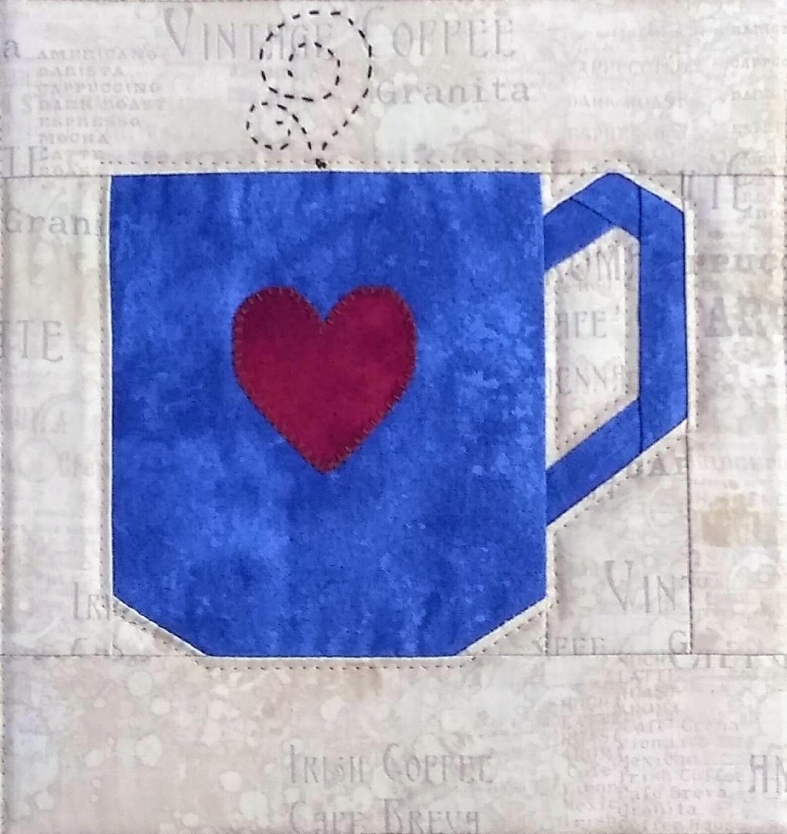 Coffee Mug PDF Quilt Block Pattern - Etsy