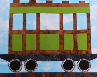 Train Quilt Block Pattern | Etsy