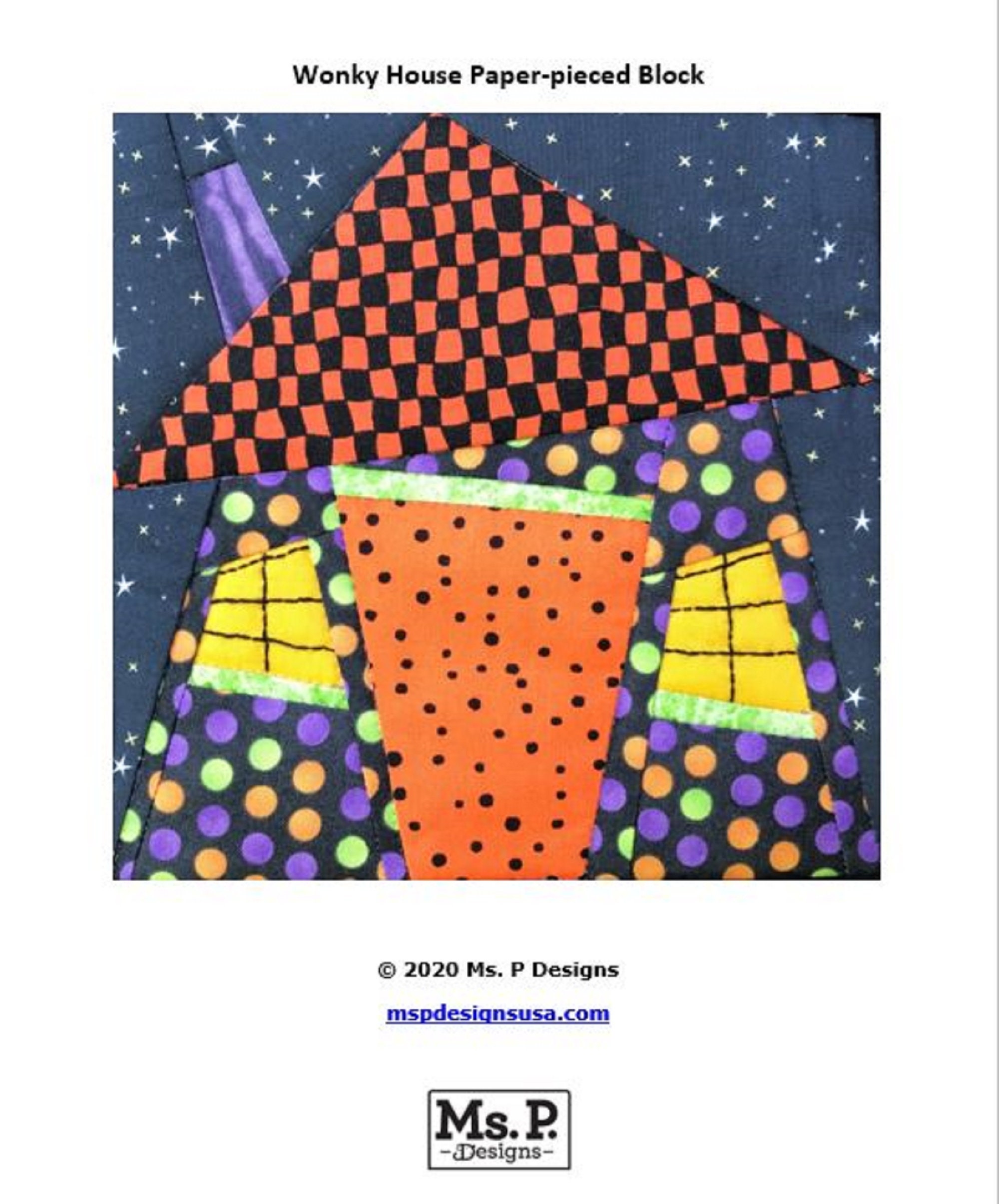 Wonky House PDF Quilt Block Pattern - Etsy