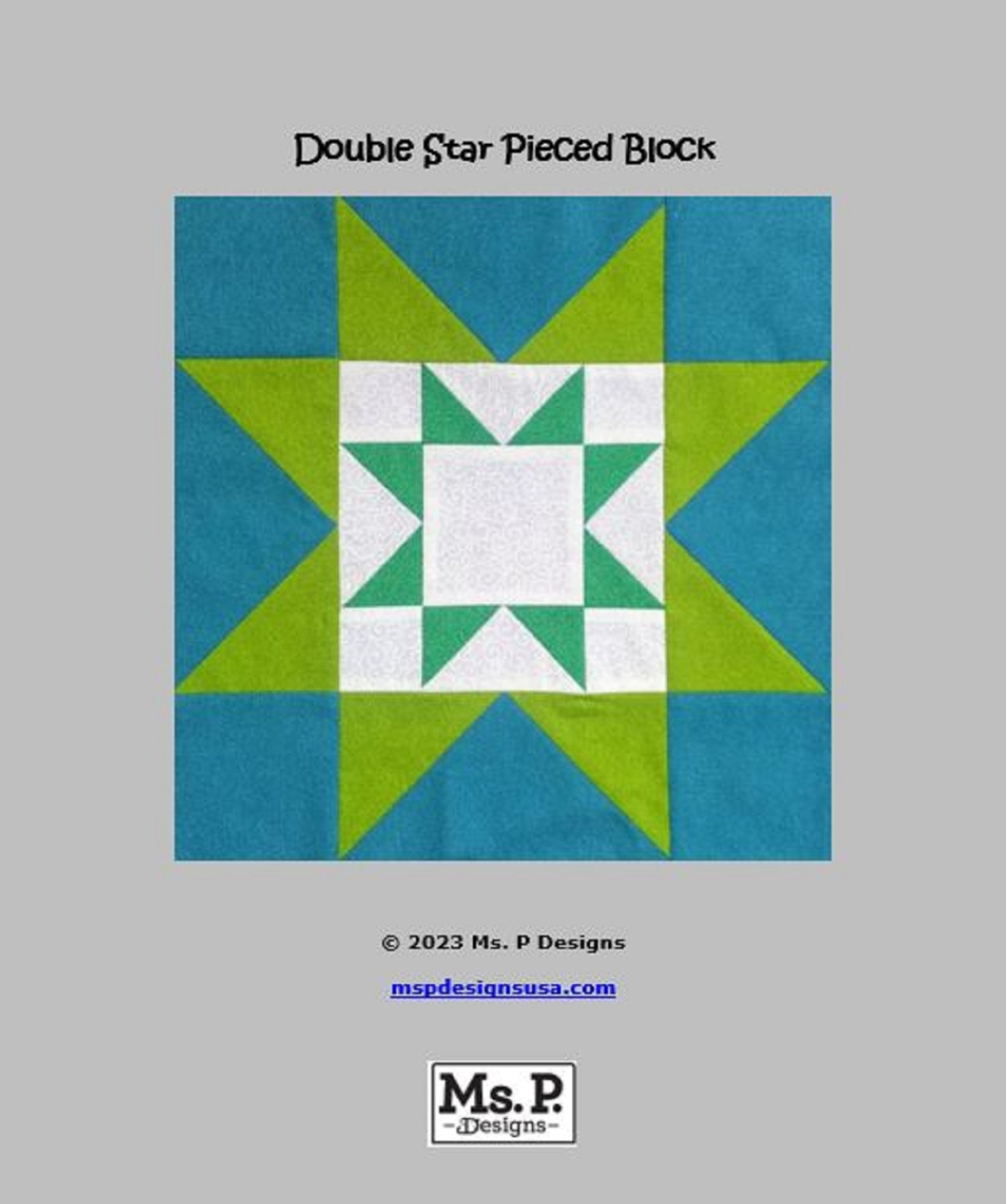 Double Star PDF Pieced Quilt Block Pattern - Etsy