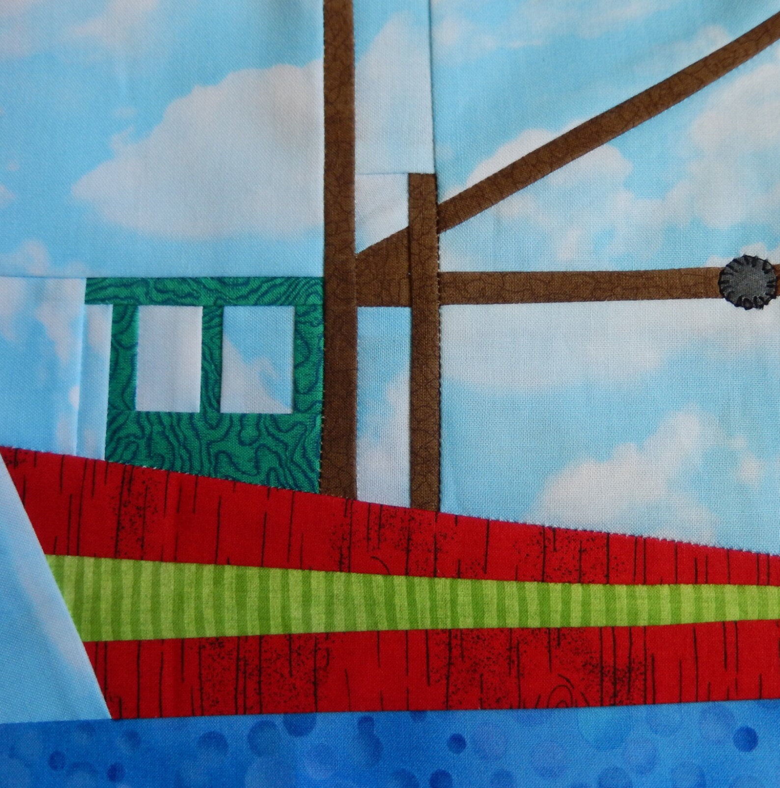 Fishing Trawler PDF Quilt Block Pattern - Etsy