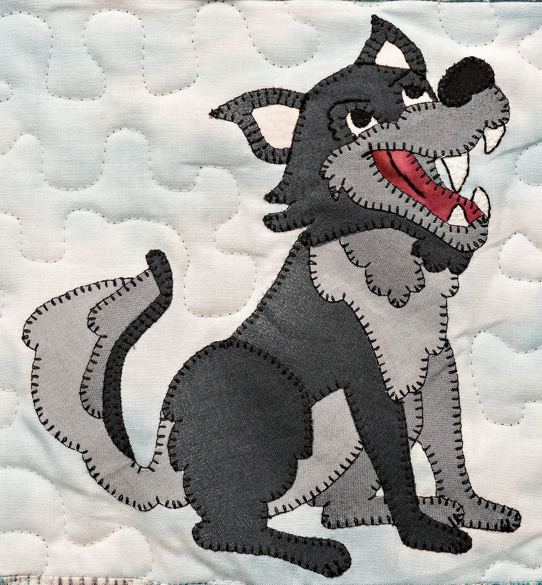 Wolf PDF Applique Quilt Block Pattern | Etsy