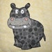 Hippo PDF Applique Quilt Block Pattern - Etsy