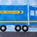 Big Rig Semi-truck PDF Quilt Block Pattern - Etsy