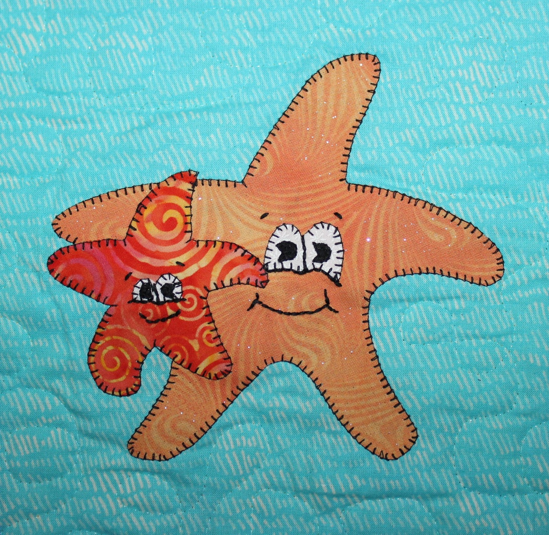 Sea Stars or Starfish PDF Quilt Block Pattern - Etsy