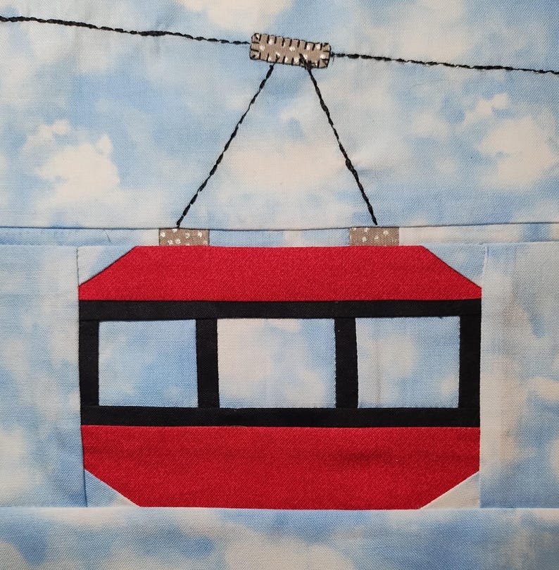 Ski Gondola PDF Quilt Block Pattern - Etsy