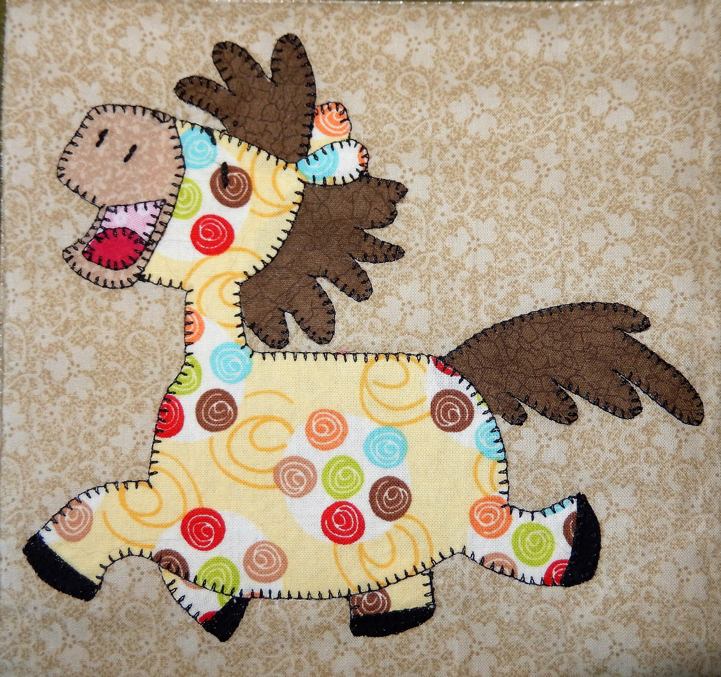 Farm Animals PDF Applique Quilt Block Pattern Set - Etsy