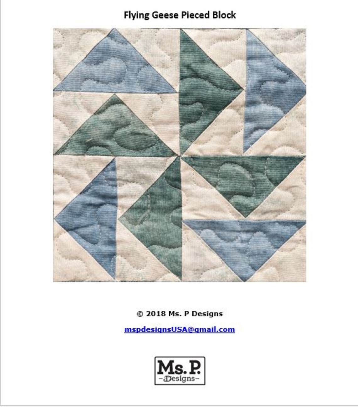 Flying Geese PDF Quilt Block Pattern - Etsy