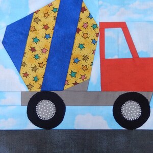 Garbage Truck PDF Quilt Block Pattern - Etsy