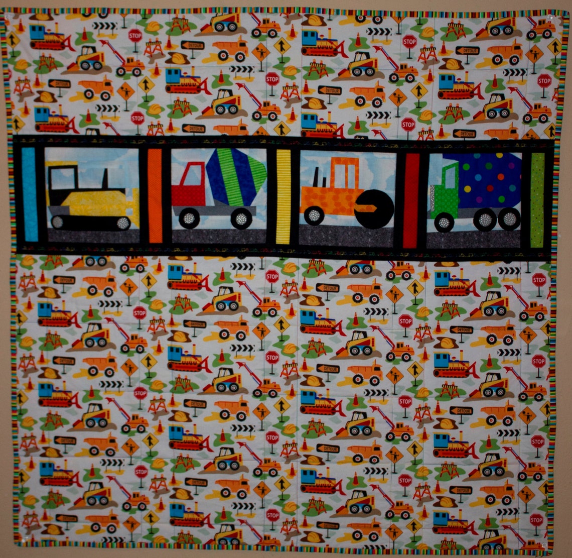 Dump Truck PDF Quilt Block Pattern - Etsy