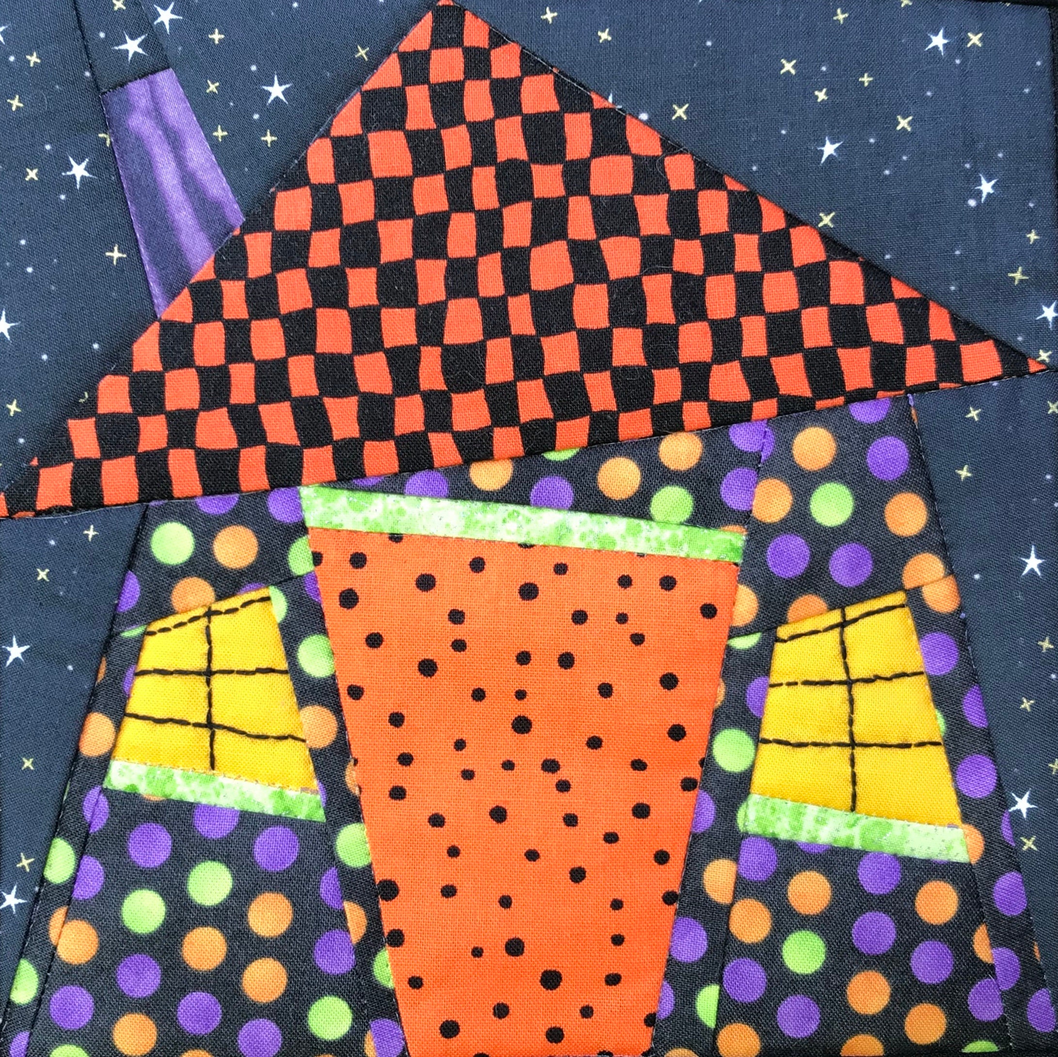 Wonky Halloween Sampler PDF Quilt Pattern - Etsy