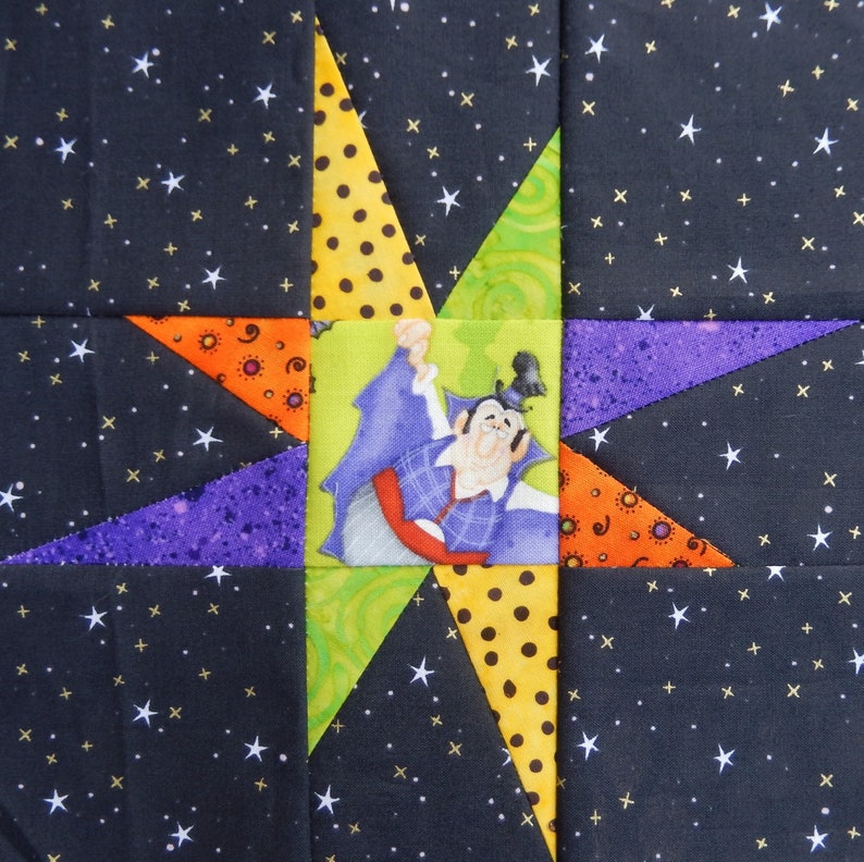Wonky Star PDF Quilt Block Pattern - Etsy