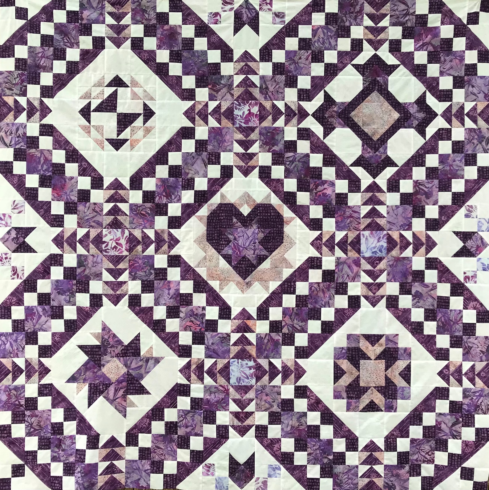 Double Aster PDF Pieced Quilt Block Pattern - Etsy